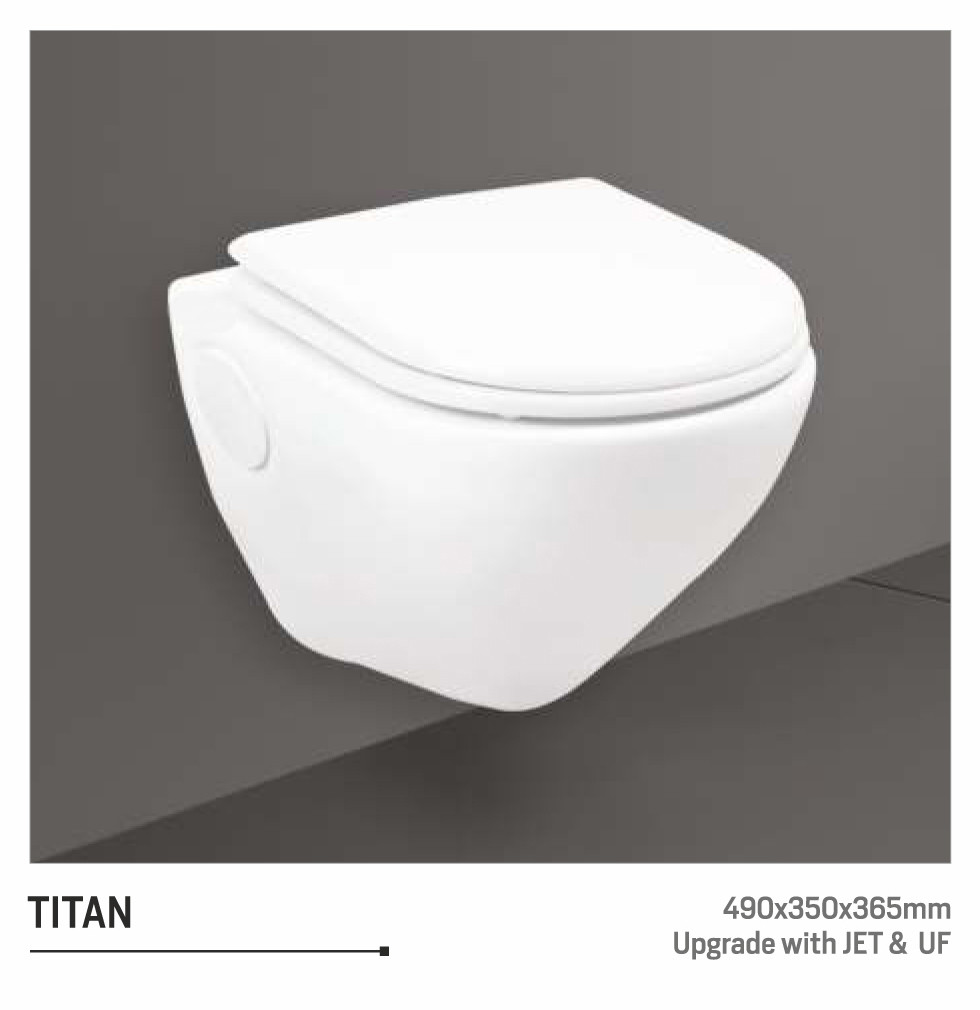 Titan WH Wall Hung Toilet | Modern Style with Lasting Durability