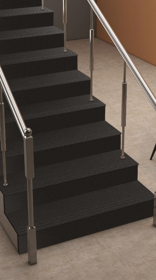 Malaysia Full Body Porcelain Step Riser Tiles 120x30cm Rustic Matt Finish